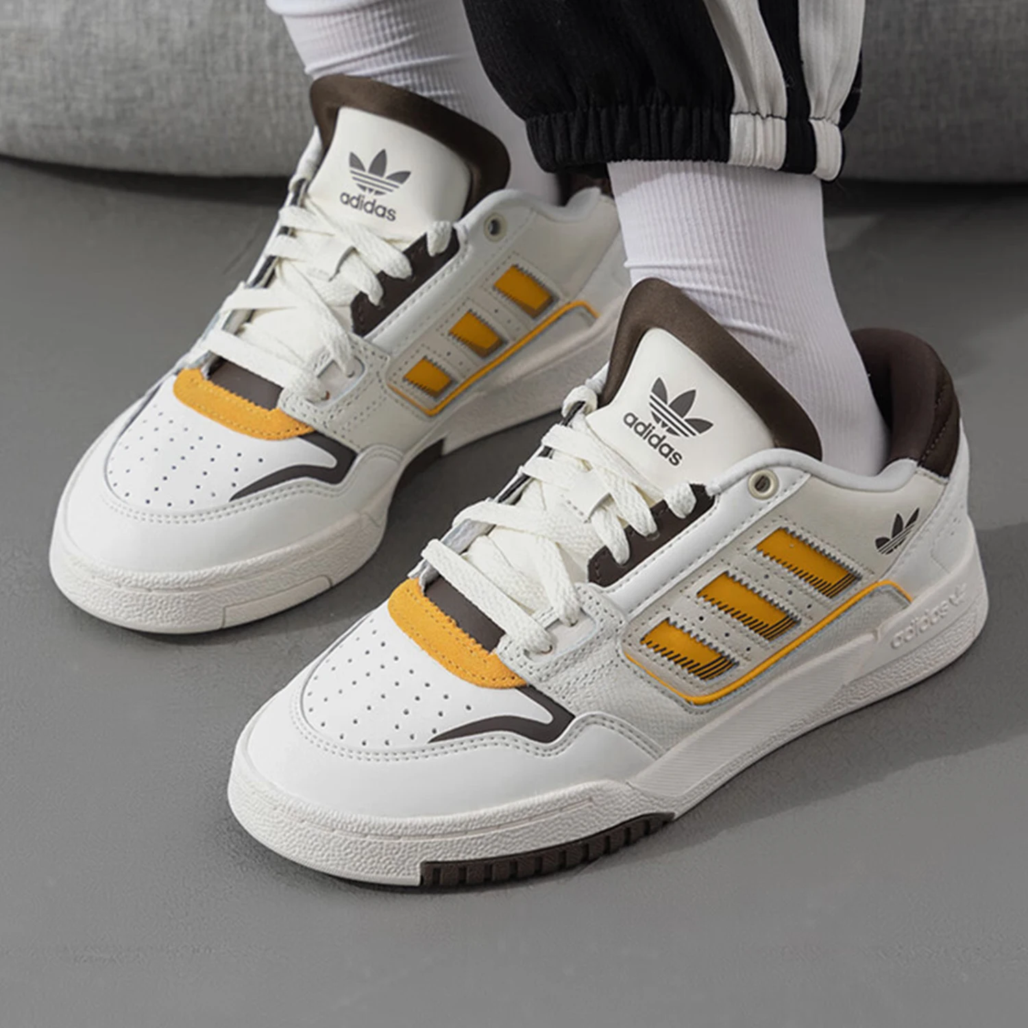 Adidas Official Authentic Three Stripes Unisex Retro Lace-Up Low-Top ...