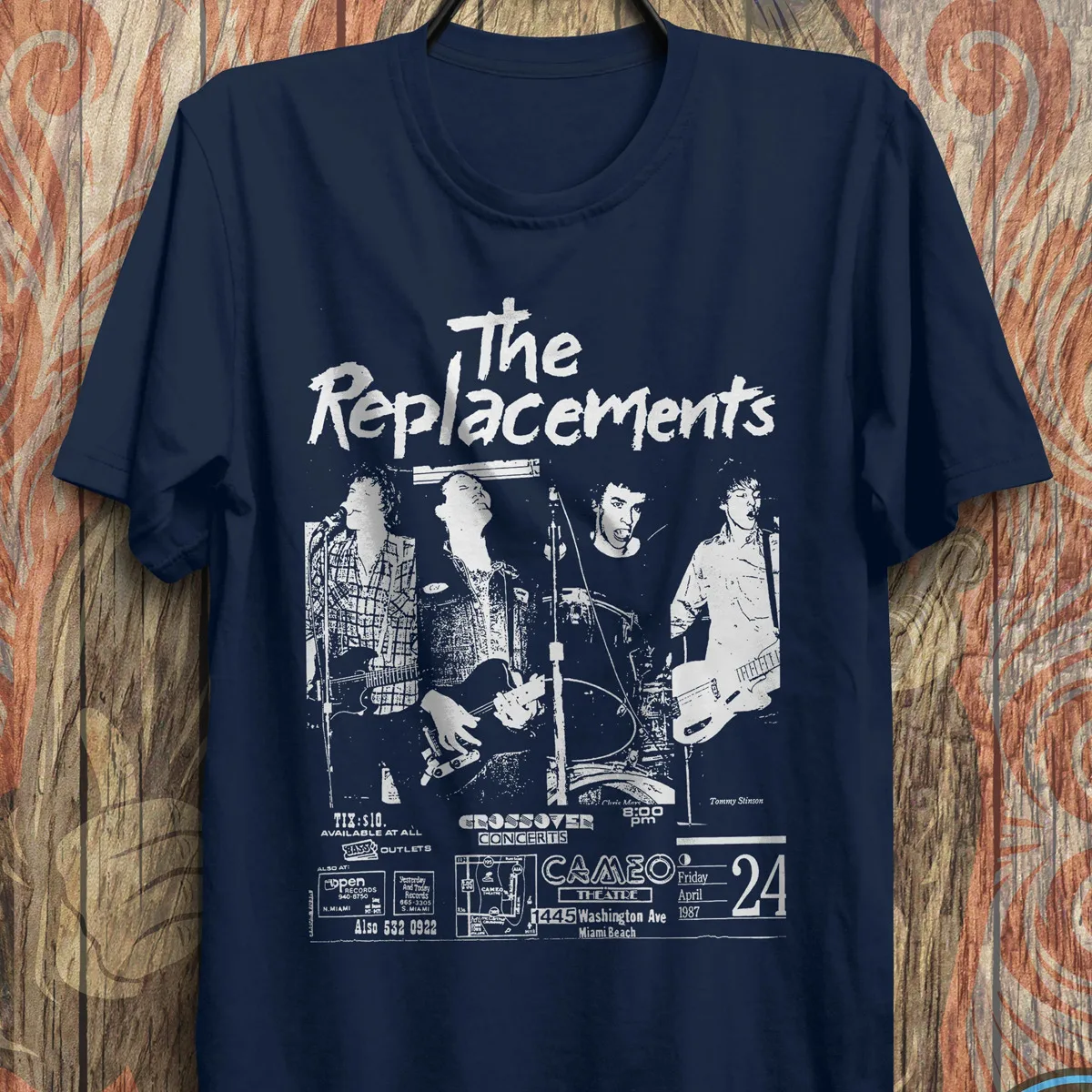 The-Replacements-band-black-T-shirt-short-sleeve-All-sizes-S-to-45Xl ...