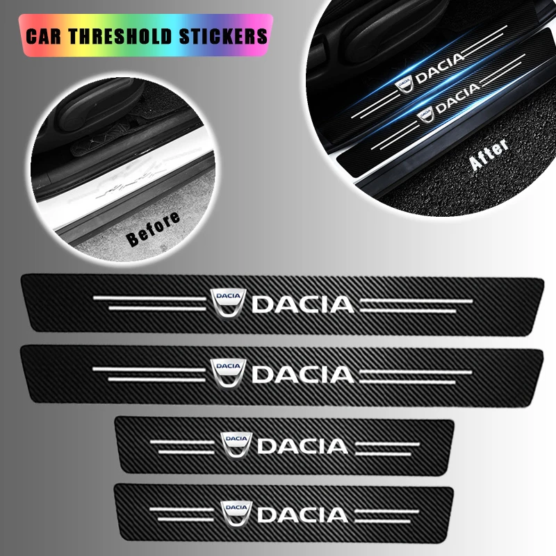 Universal Car Door Sill Door Edge Stickers Protect For Dacia Duster ...