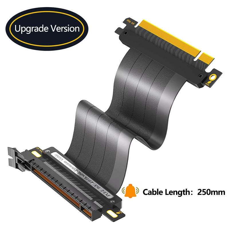 NEW-PCIE-4-0-X16-Riser-Cable-Video-Card-Extension-Shielded-Flexible-180 ...