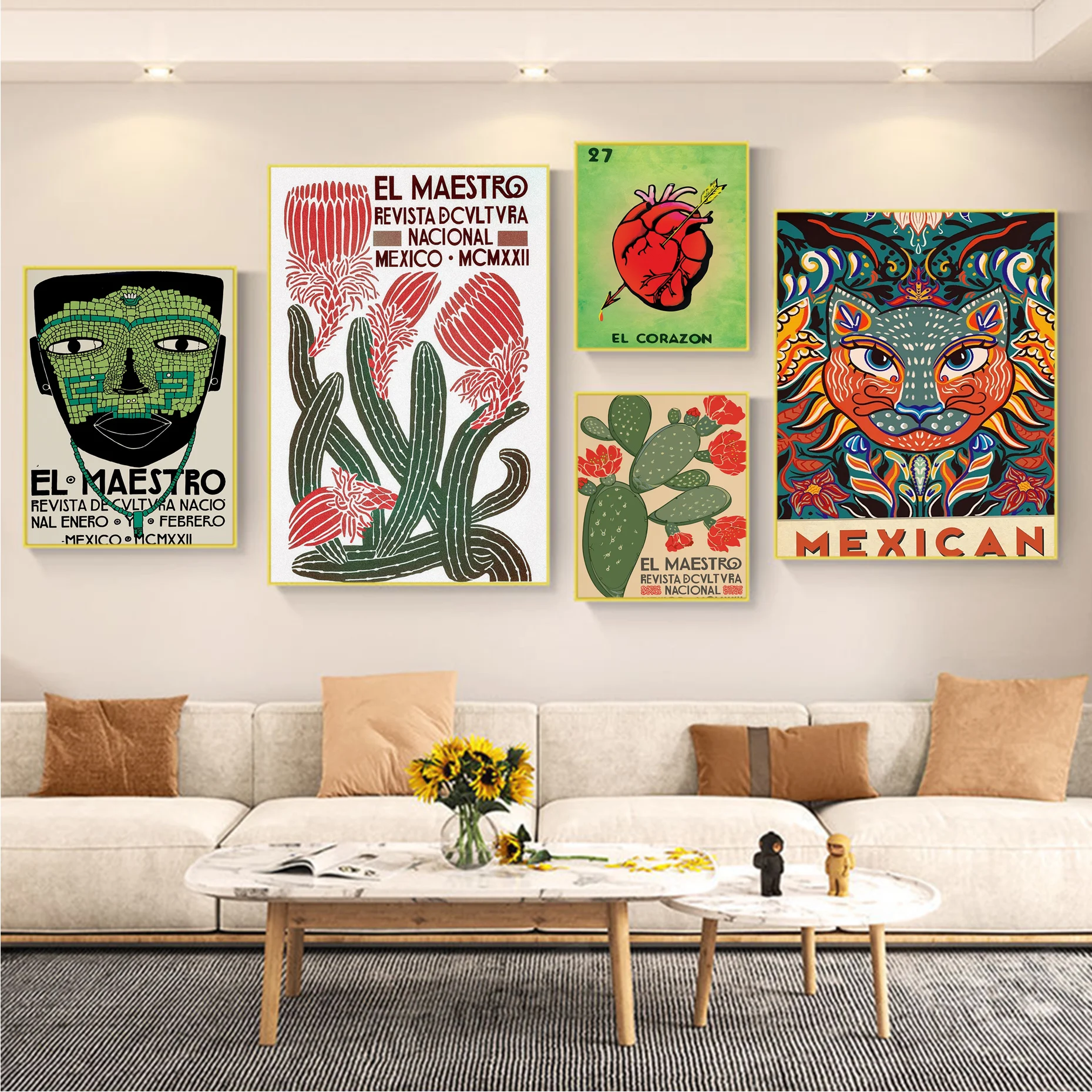 El-Maestro-Art-Painting-Mexican-Vintage-Posters-Sticky-HD-Quality-Wall ...