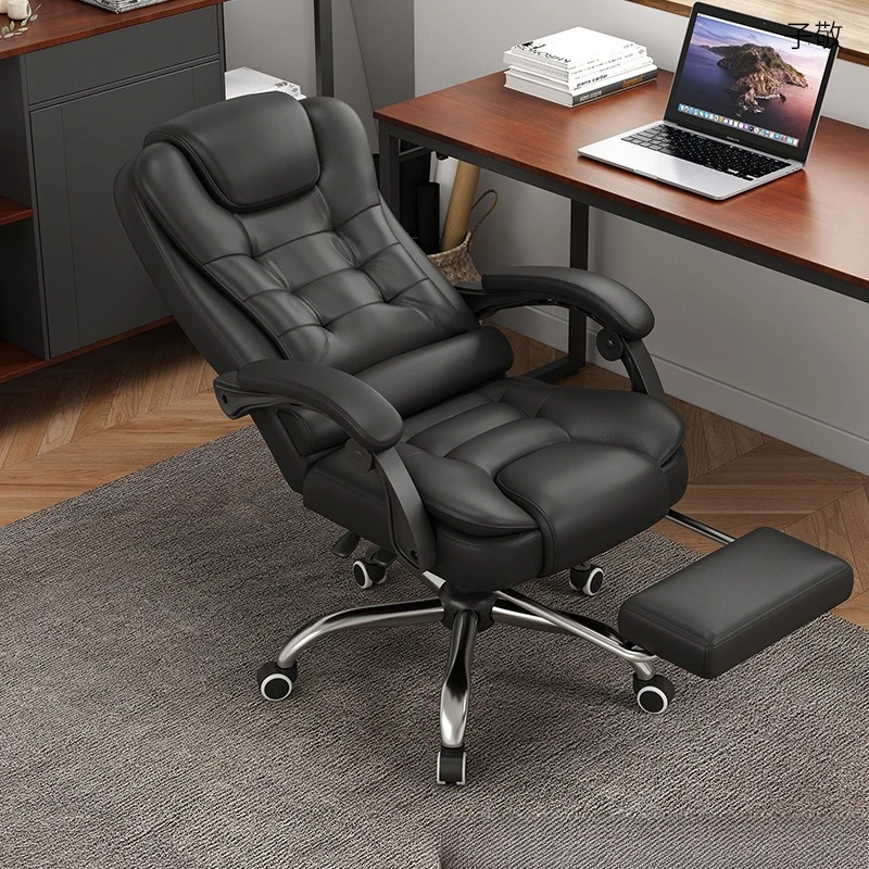 Computer chair Household comfortable boss chair Lifting swivel chair ...