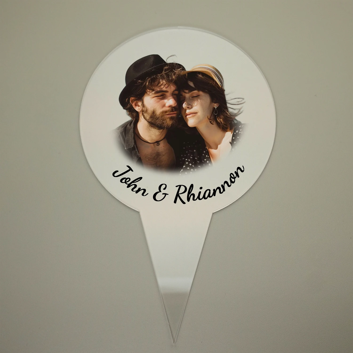 Custom Photo Wedding Cake Topper With Names | Gifts Flash