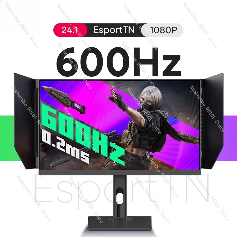 Monitor de 24,1 polegadas 600hz para computador EsportTN e-sports LCD ...