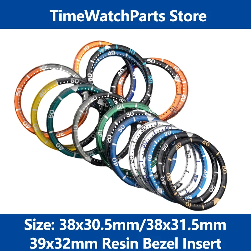 Seiko-Watch-Mod-Resin-38mm-Bezel-Insert-for-SKX007-SKX009-SRPD-Watch ...