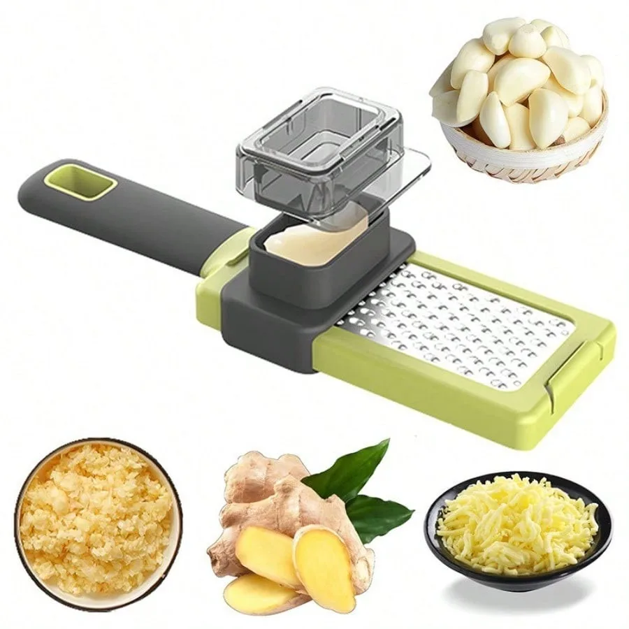 Hand-Cranked Garlic Grinder Creative Press Garlic Tool Kitchen Garlic ...