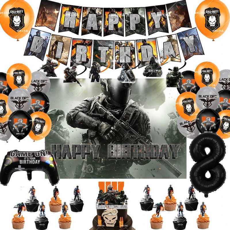 Call-of-Duty-Birthday-Party-Decoration-Latex-Balloon-Backdrop-Banner ...