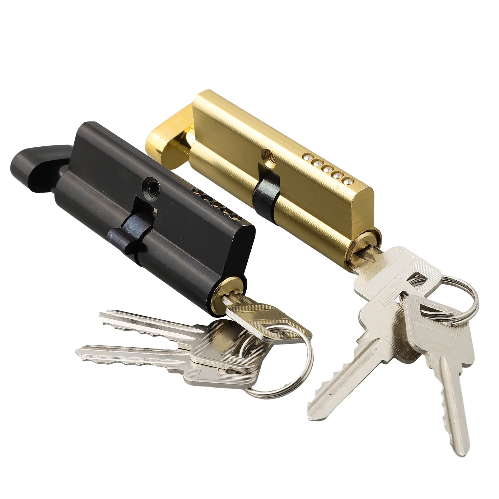 Door-Cylinder-Lock-70mm-With-3-Keys-Anti-Theft-Entrance-Door-Lock-Home ...