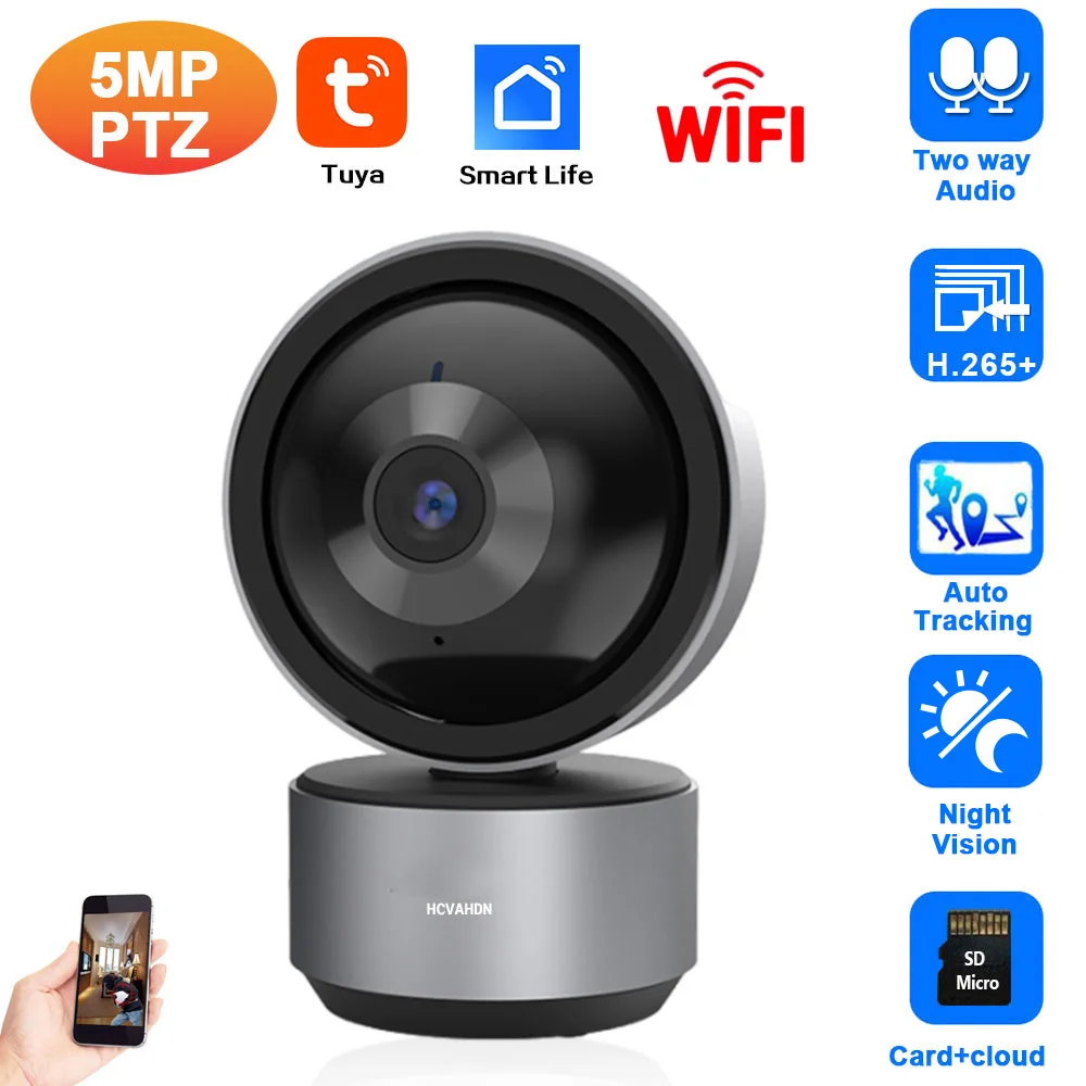 Tuya-5MP-WIFI-PTZ-Secuity-Camera-Indoor-Human-Auto-Tracking-Wireless ...
