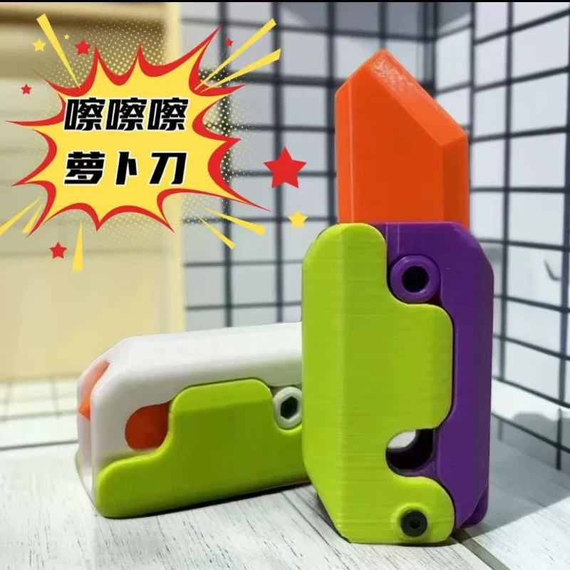 New-3D-Printing-Gravity-Radish-Knife-Children-s-Toy-Model-Cute ...