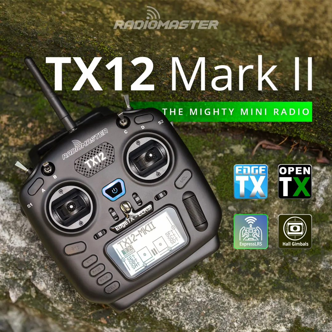 RadioMaster TX12 MKII 16ch Halle Gimbals Unterstützung OPENTX und ...