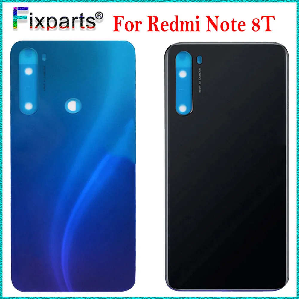 NewCoverFor Xiaomi Redmi note 8t Battery Cover Back Glass Panel Rear ...