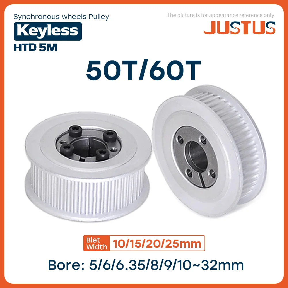 HTD-5M-50T-60Teeth-Timing-Pulley-Keyless-Bushing-Bore-5-6-8-9-10-11-12.png