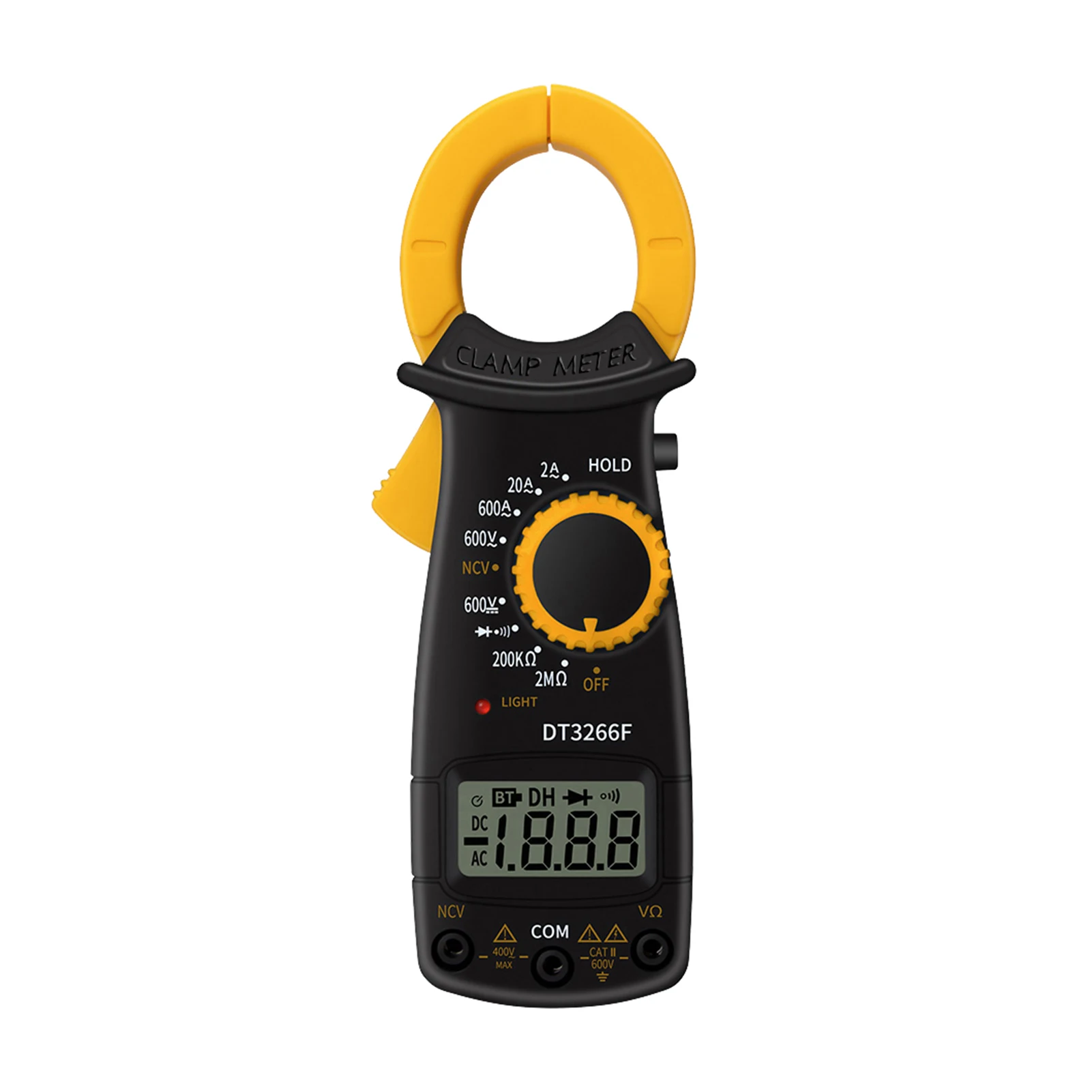 Digital-Clamp-Meter-Multimeter-Handheld-AC-DC-Voltage-Current-Voltmeter ...