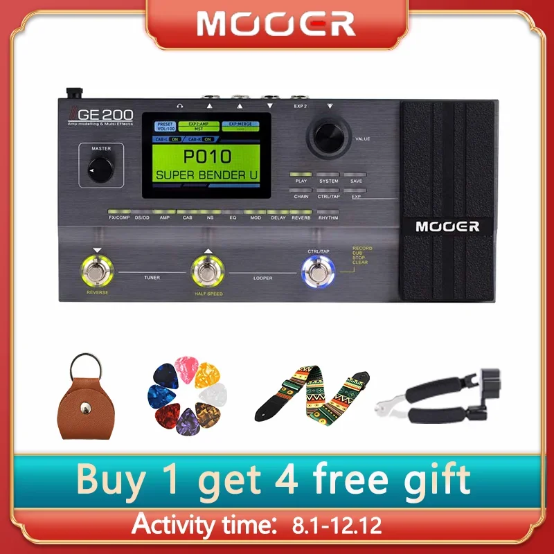 MOOER-GE200-Amp-Modelling-Multi-Effects-Pedal-55-Amplifier-Models-26 ...