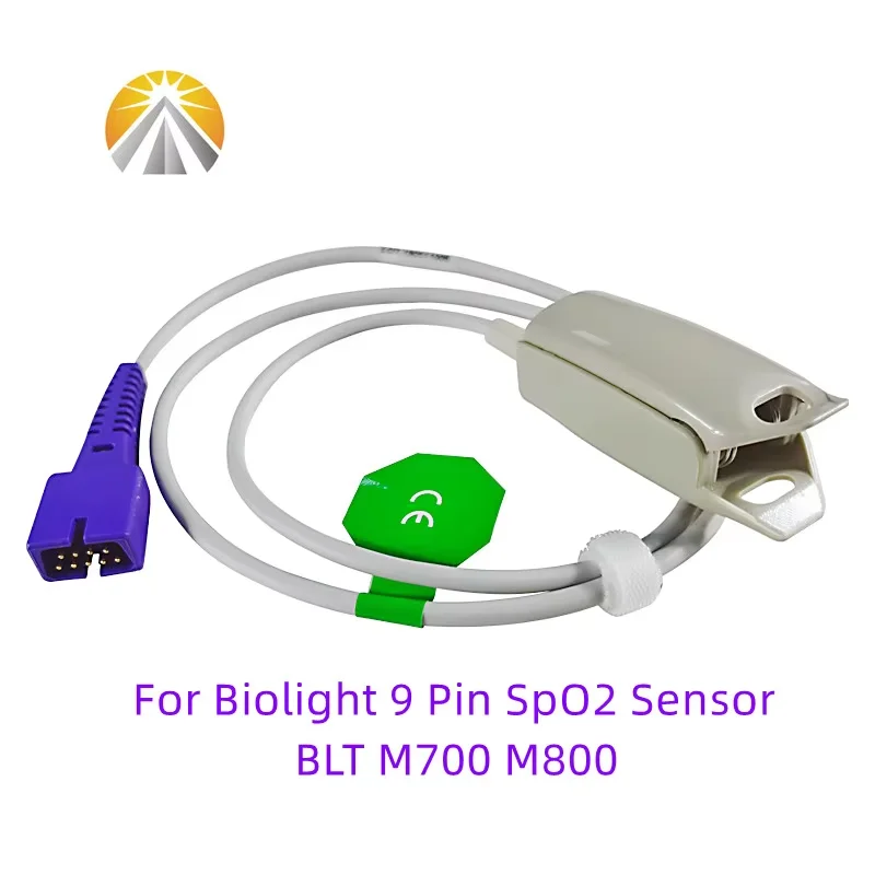 Multi Types Spo2 Sensor Reusable 0.9M for Biolight M700 M800 A3 A5 M700 ...