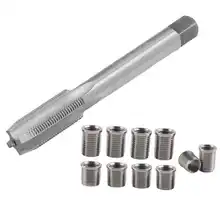 1 Set Spark Plug Thread Repair Tool M10x1.0 Bolt + M12x1.0 Tap Hardware ...