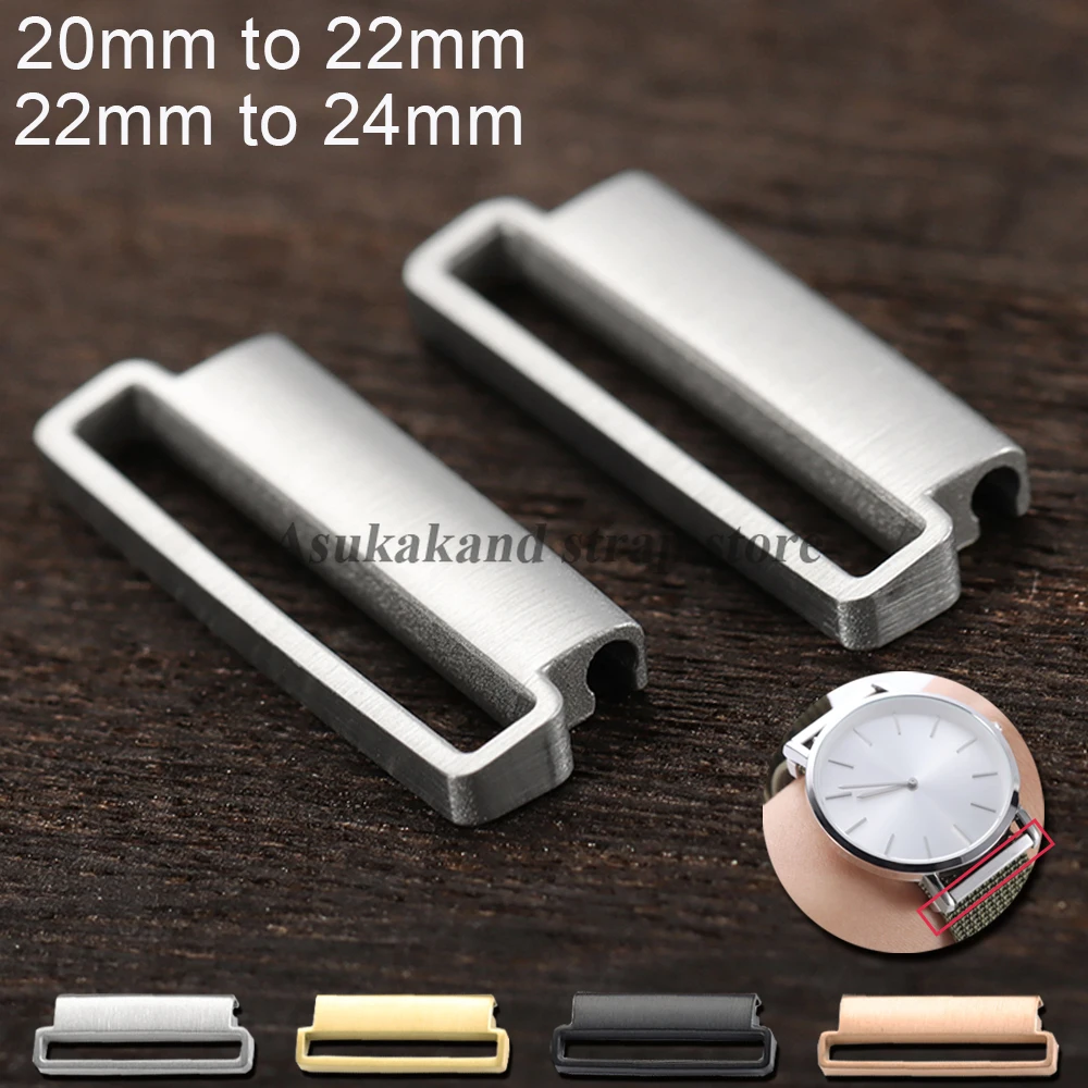 Stainless Steel Silver Gold 2pcs 20mm to 22mm 22mm to 24mm Quick ...