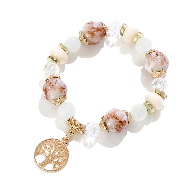 Luxury Designer Bracelets for Women Stone Bead Boho Jewelry Bracelet ...