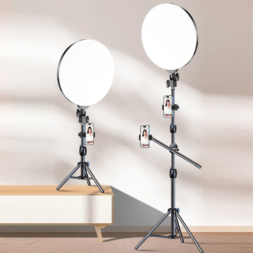 LED-Photography-Fill-Lighting-Tripod-Stand-Boom-Arm-Camera-Photo-Studio ...