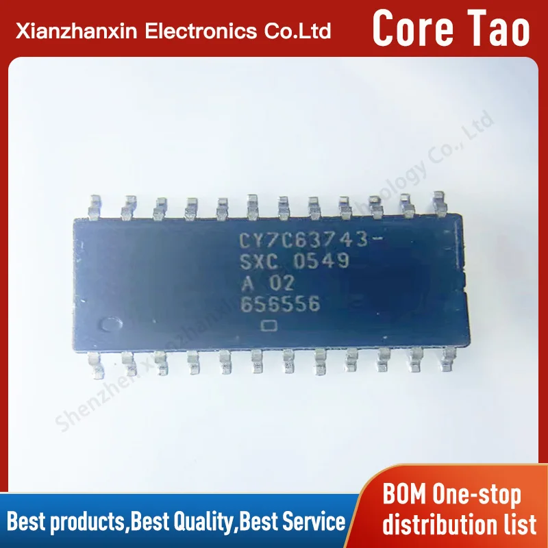 Chip microcontrolador de 1 a 5 unids/lote CY7C63743 SOP24, nuevo y ...