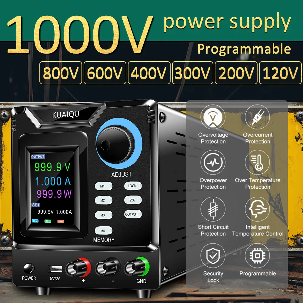 KUAIQU-1000V-DC-Power-Supply-400V-800V-600V-300V-200V-120V-Adjustable-Memory-Storage ...