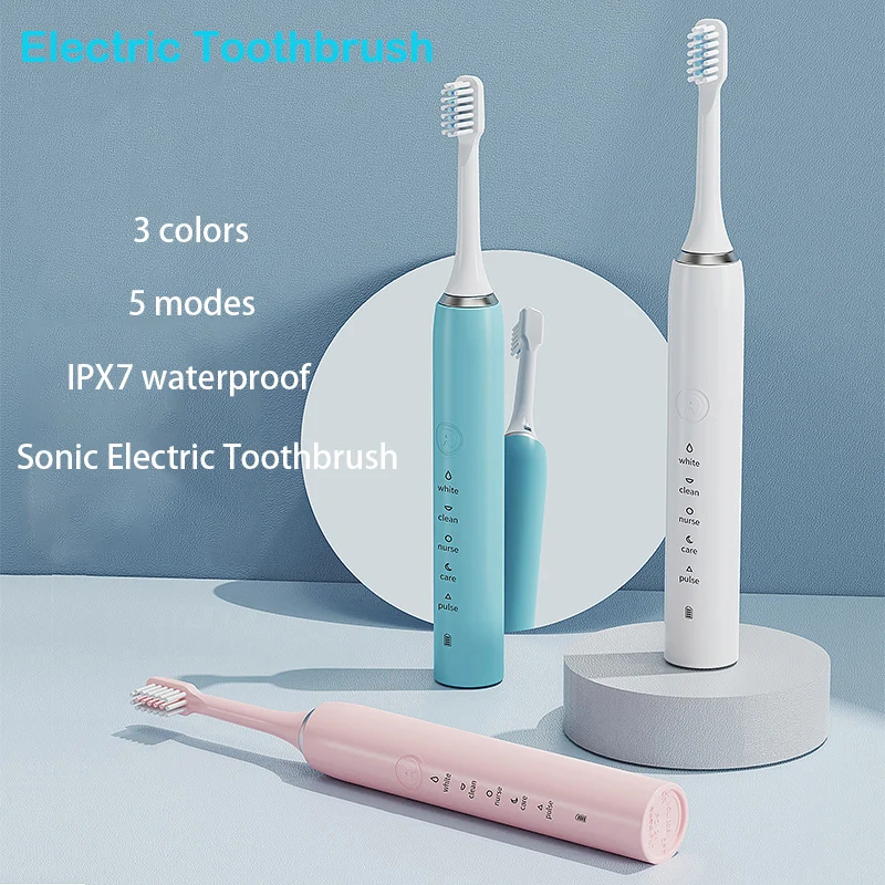 Ultrasonic-Sonic-Electric-Toothbrush-Rechargeable-Tooth-Brushes ...