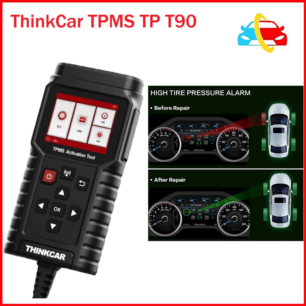 ThinkCar-Herramienta-de-activaci-n-TP-T90-TPMS-programador-OBD2-Sensor ...