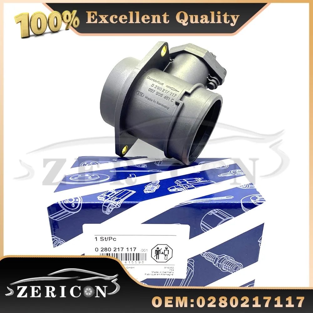 0280217117-037906461C-New-MAF-MASS-AIR-FLOW-SENSOR-METER-For-Audi-A3-A4 ...