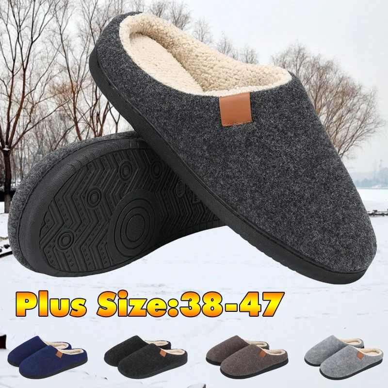 New-Men-s-Winter-Slippers-Home-Warm-Cotton-Slippers-Casual-Indoor ...