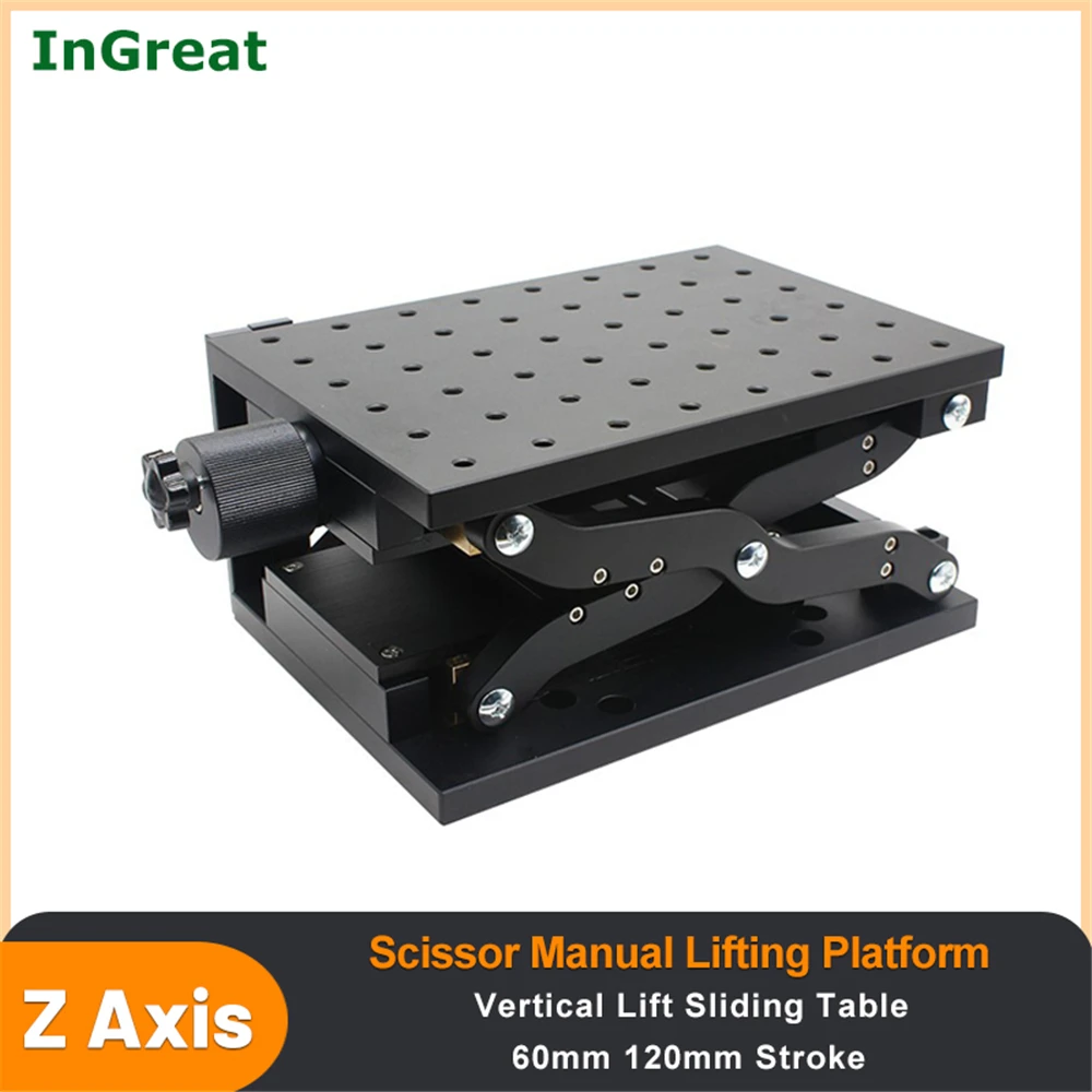 Z-Axis-Scissor-Manual-Sliding-Table-Vertical-Lifting-Platform-Linear ...
