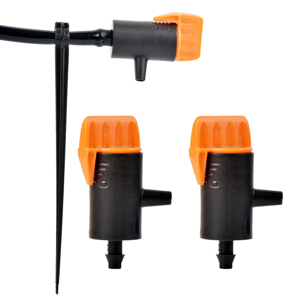 10-50Pcs 0~60L/ Adjustable Dripper Micro Drip Irrigation Regulator ...