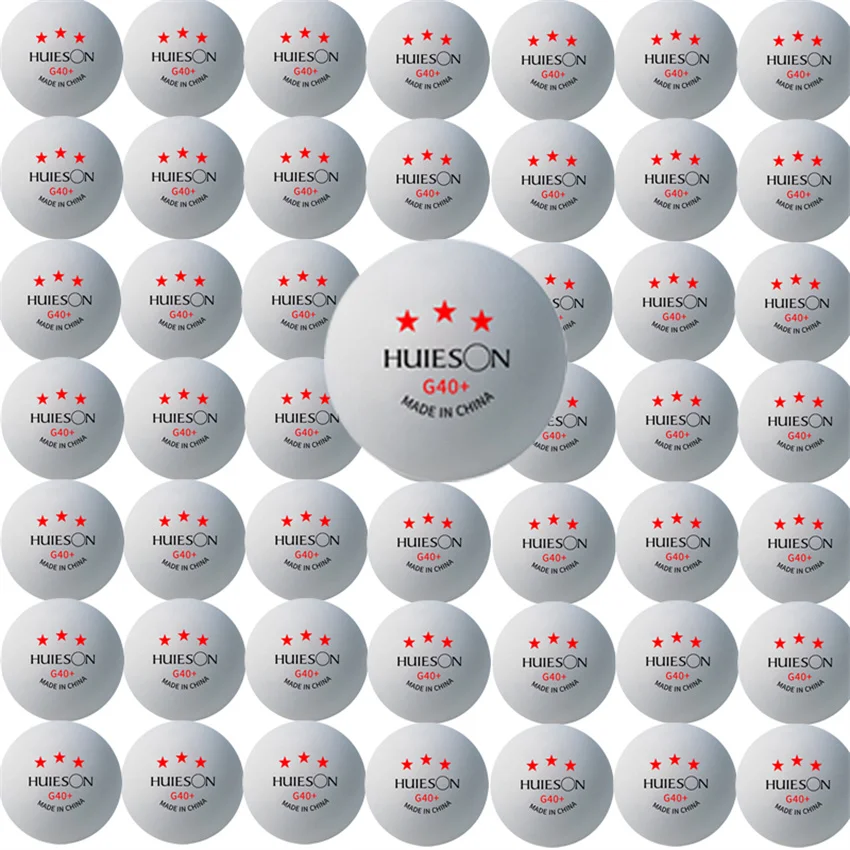 New Huieson 3 Star Ping Pong Balls ABS+ Material Professional Table ...