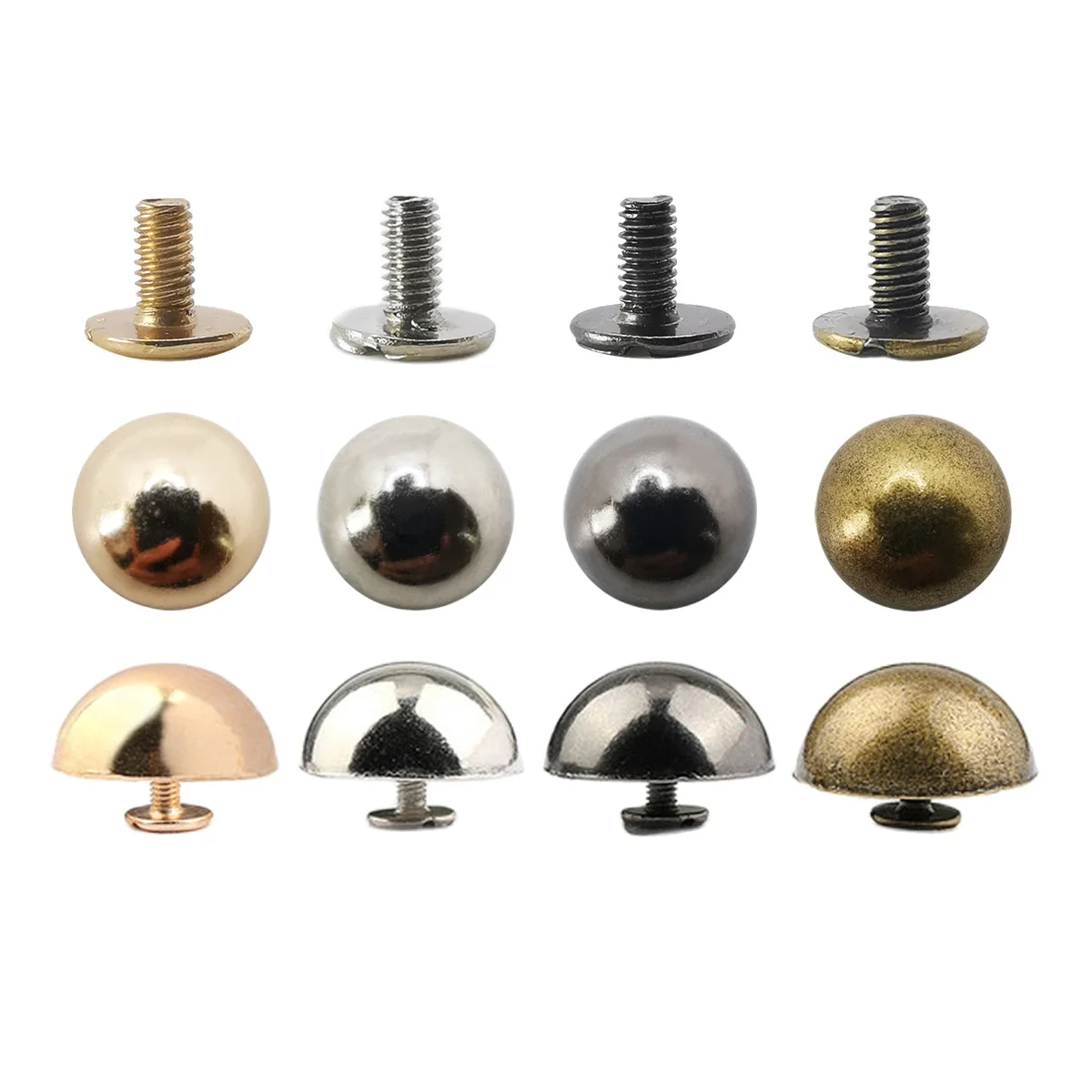 Juego-de-remaches-de-c-pula-para-ropa-tachuelas-de-punta-de-tornillo ...