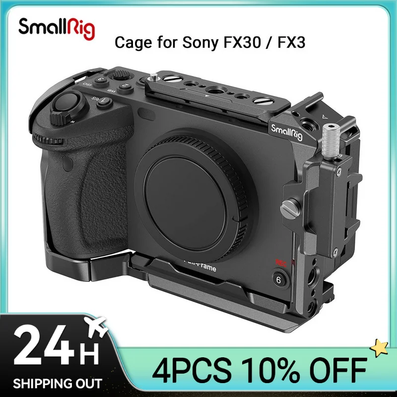 SmallRig-Handheld-Cage-for-Sony-FX30-FX3-Cage-Kit-with-Hand-Strap-With ...