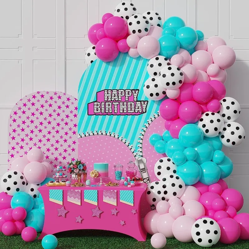 Surprise-Party-Decorations-Polka-Dot-Balloons-Garland-Arch-Kit-for ...