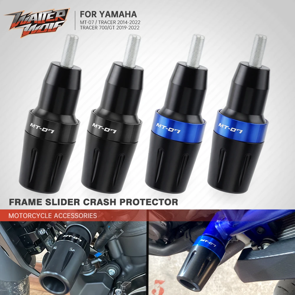 MT07 Body Frame Slider Crash Protector For YAMAHA FZ MT 07 Tracer 700 ...