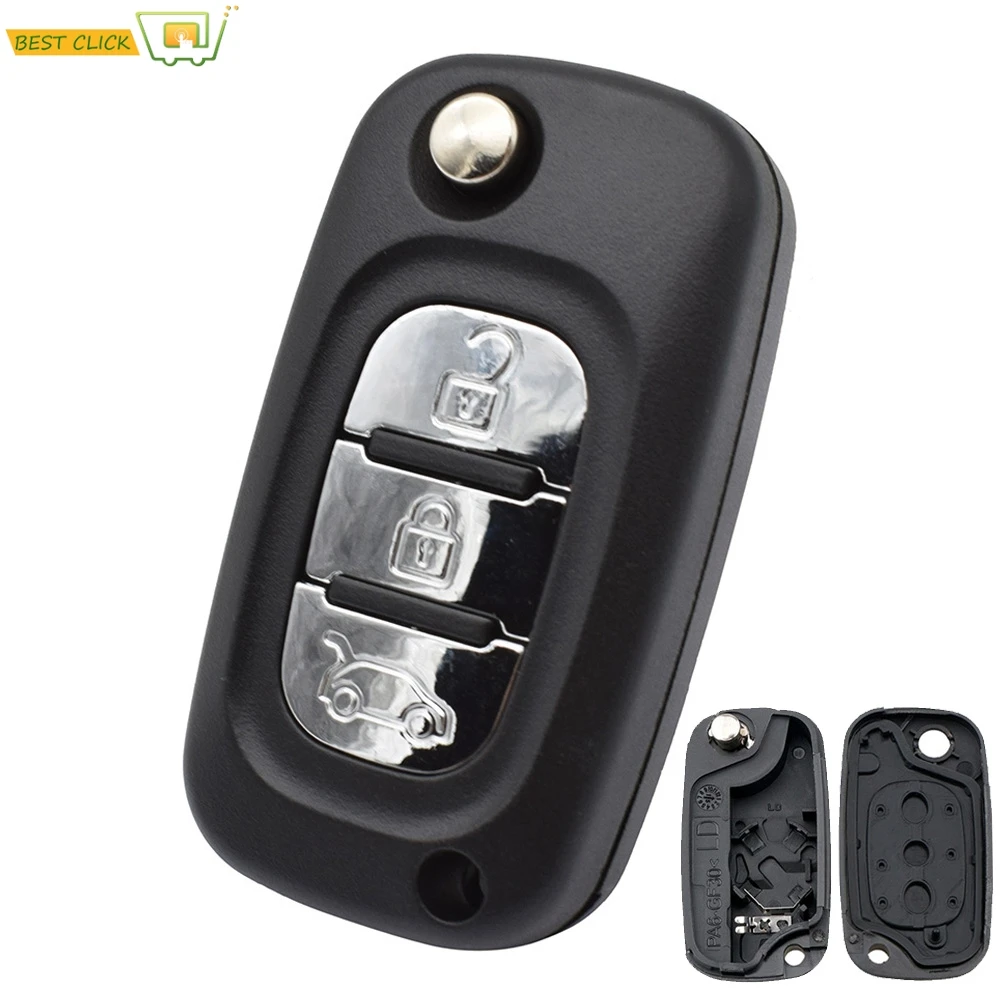 3-Button-Car-Remote-Key-Shell-Case-For-Renault-Fluence-Megane-Clio ...
