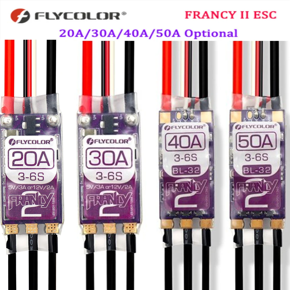 FLYCOLOR-Francy-2-Brushless-ESC-BLHELI-32-BL32-Dshot-High-Performance ...