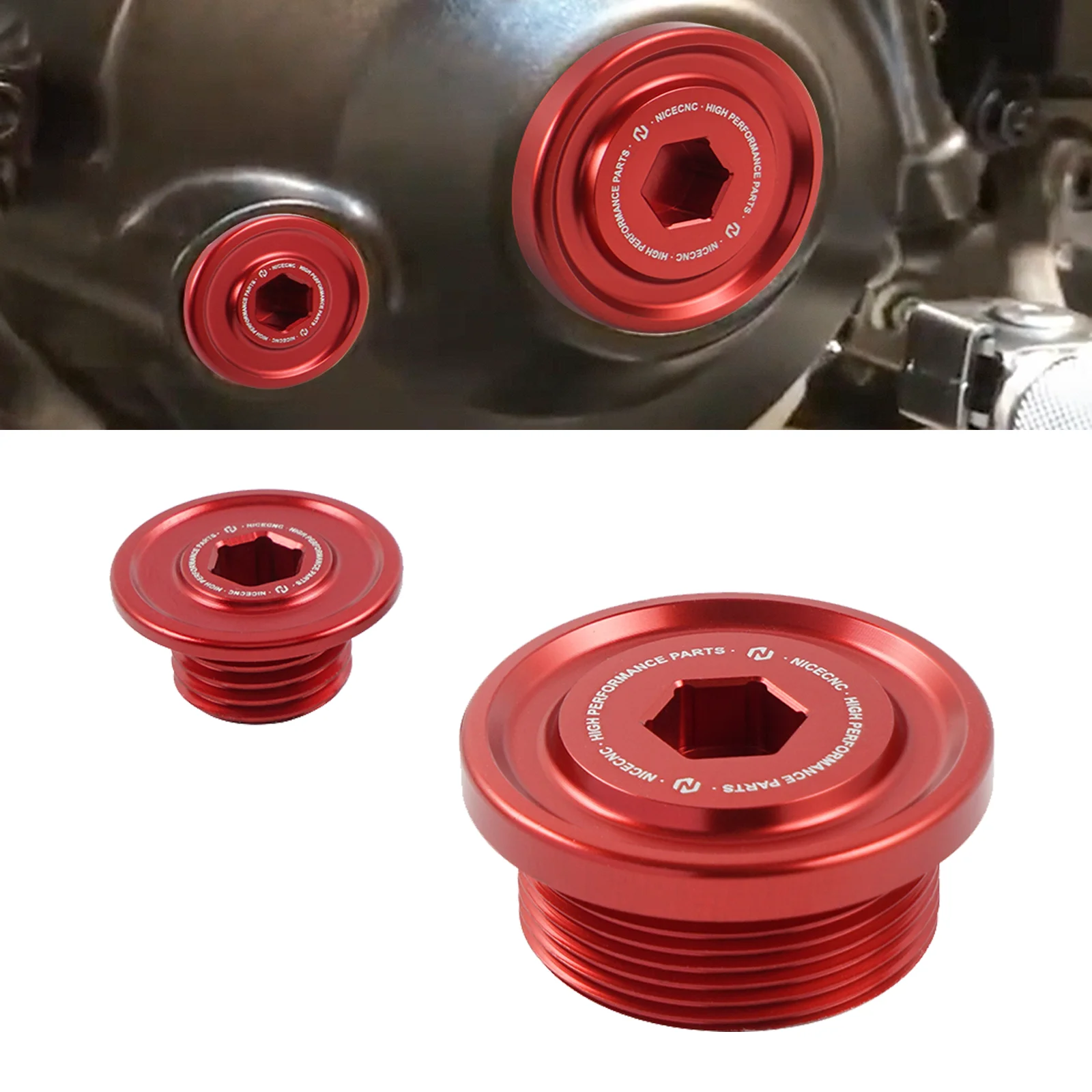 NiceCNC-Motorcycle-M14-M32-Engine-Timing-Cover-Plug-Screw-For-Honda ...