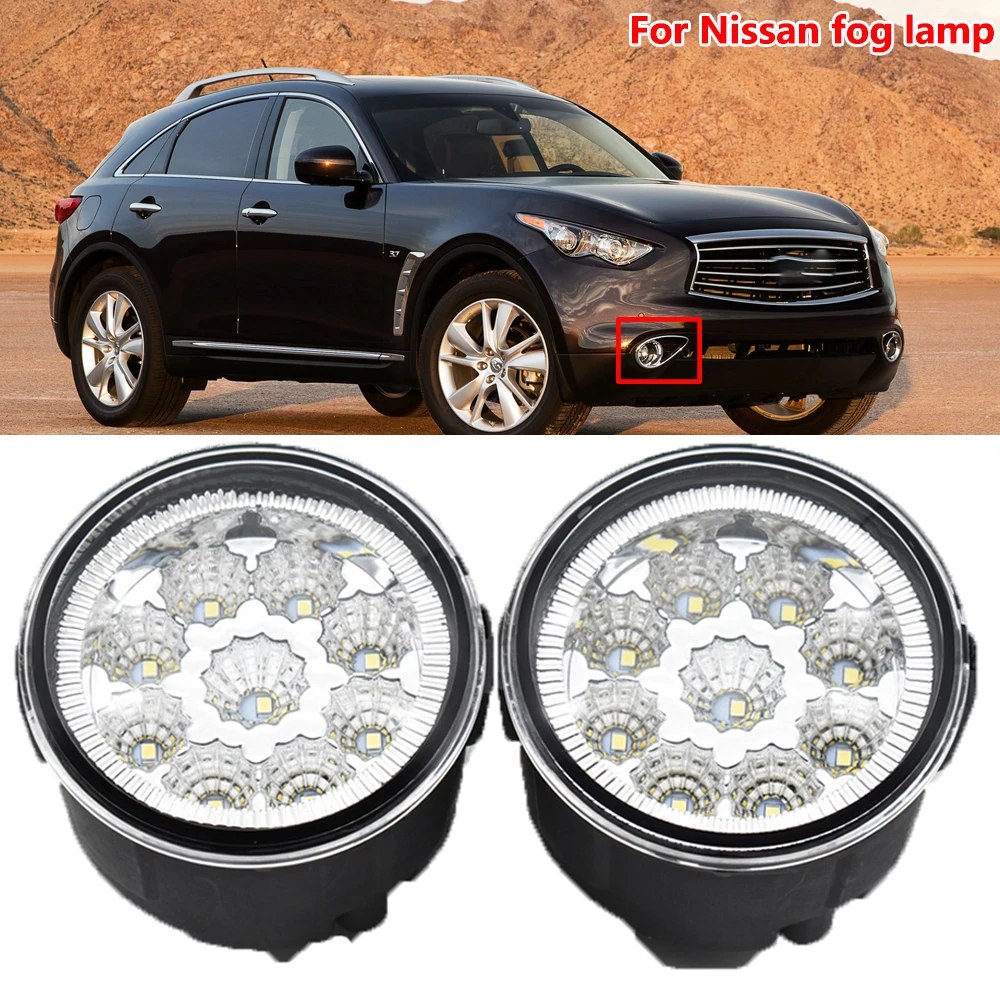 Fog Lights Led Fog Iight For Infiniti Ex Ex25 Ex35 Ex37 M M25 M37 M56 ...