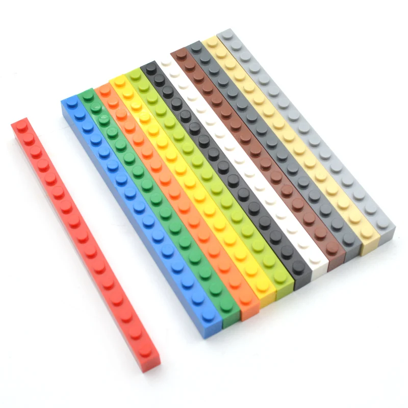 Rainbow-Pig-MOC-Particles-2465-Brick-1x16-Building-Blocks-Parts-DIY ...