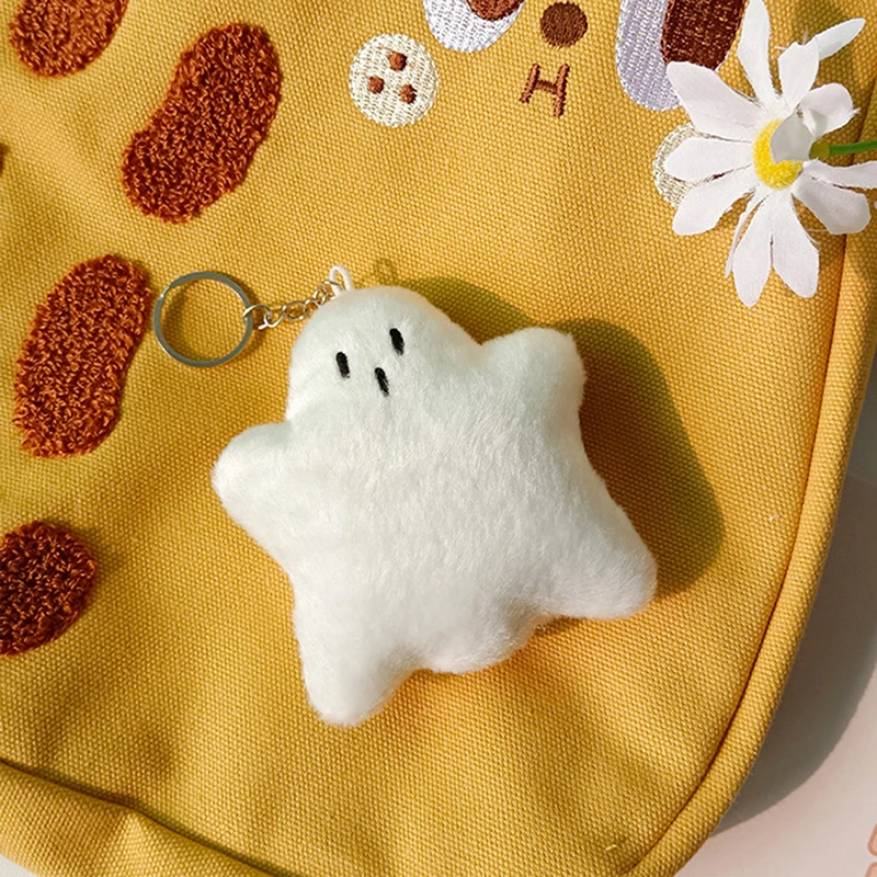 Creative-Halloween-Ghost-Key-Chain-Cute-Soft-Plush-Doll-Keyring-Bag-Car ...