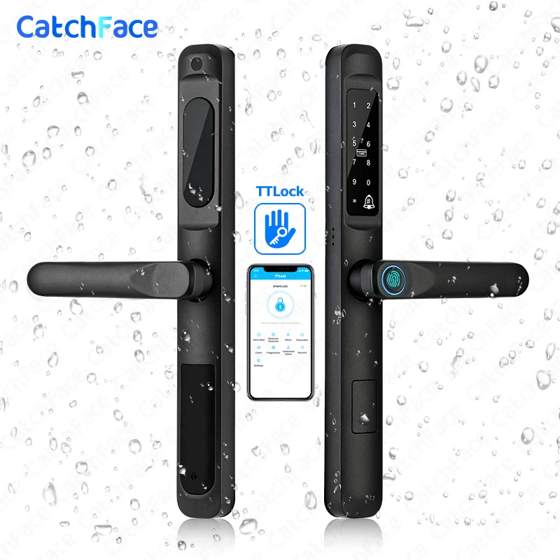 Smart Door Lock Fingerprint | Waterproof Electronic Lock - 92/85mm ...