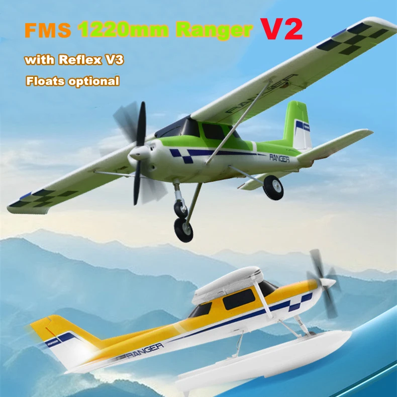 FMS-1220mm-Ranger-V2-Trainer-Beginner-RC-Airplane-Plane-with-Reflex ...