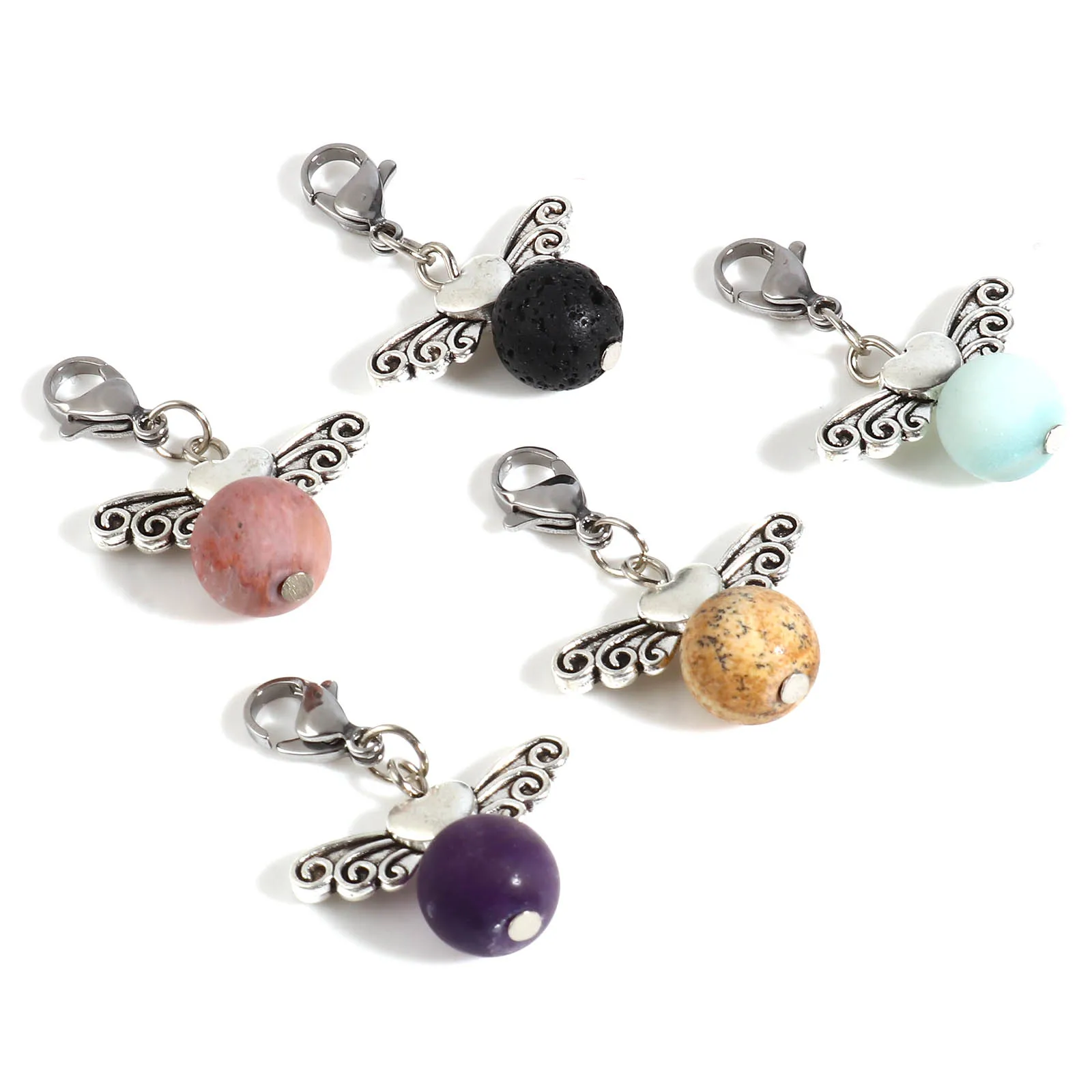 Knitting Stitch Markers | Knitting Marker Angel | Angel Wings Crafts ...