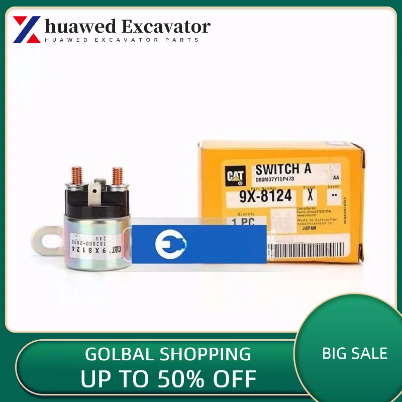 For-Caterpillar-Cat-320d-Accessory-Preheating-Relay-C6-4-Engine-Relay ...