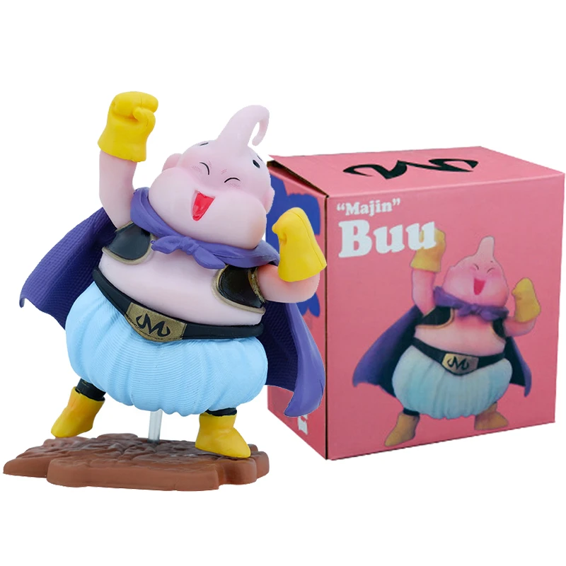 Anime Dragon Ball Z Majin Buu Pvc Action Figure 9cm Lovely Fat Biscuit ...