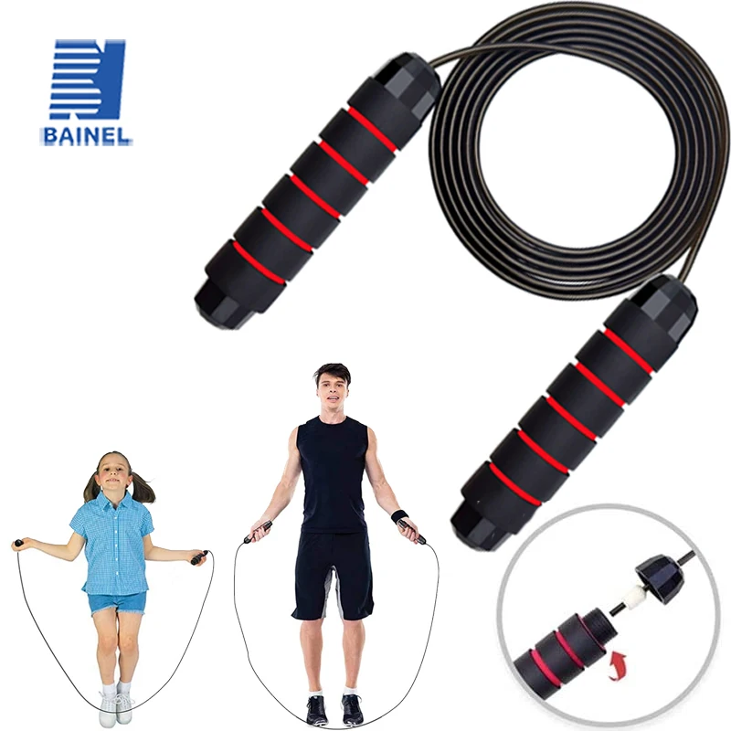 Adjustable-Anti-Winding-Fast-Steel-Wire-Fitness-Jump-Rope-for-Adults ...