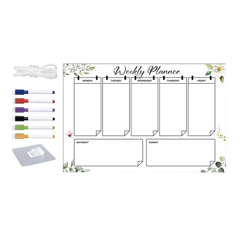 Acrylic-Weekly-Planning-Board-Hanging-Calendar-Clear-Board-Dry-Erase ...